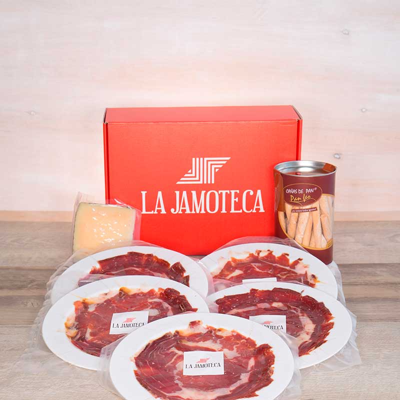 Pack Jamon - hand carved 100% Iberian Ham (Jamon Iberico) + Manchego C ...